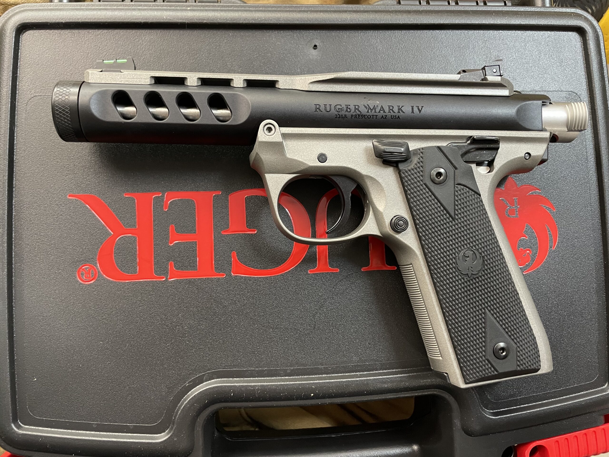 Ruger Mark IV 22/45 Savage Stainless optical ready $569 - Heberling's ...